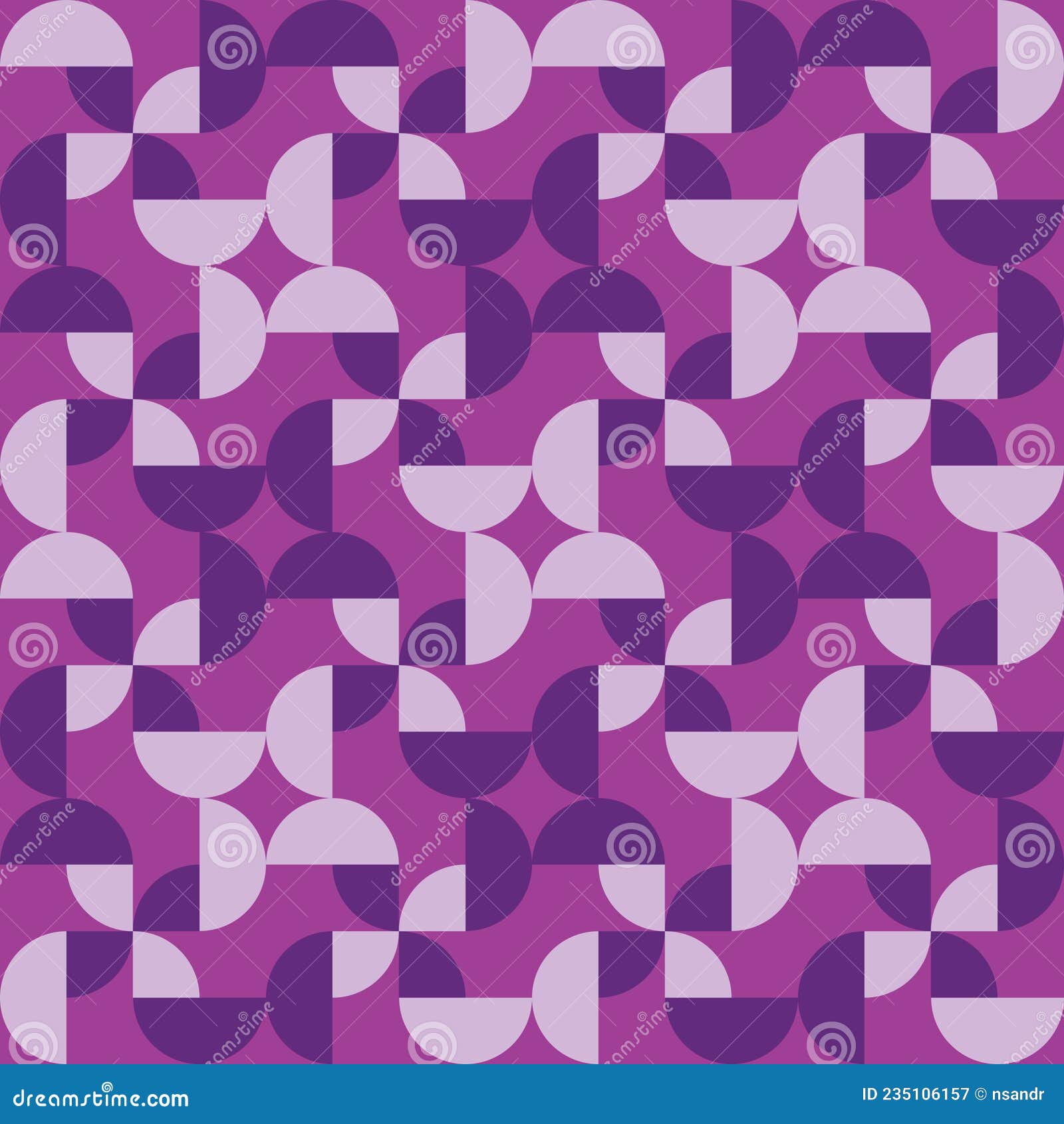 Rounded Abstract Seamless Pattern - Accent for Any Surfaces Stock ...