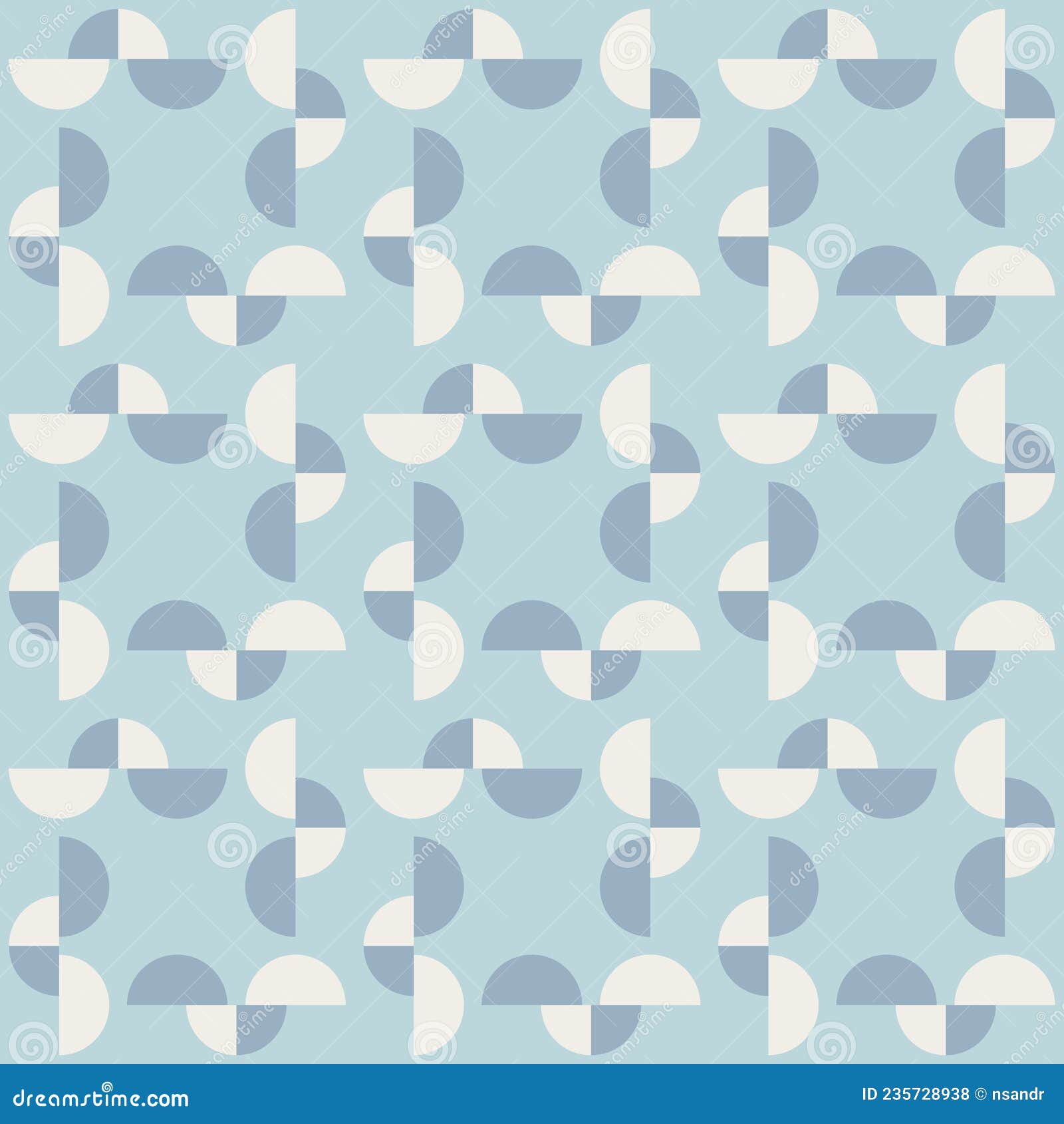 Rounded Abstract Seamless Pattern - Accent for Any Surfaces Stock ...