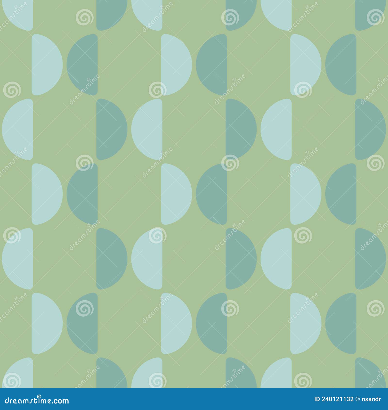 Rounded Abstract Seamless Pattern - Accent for Any Surfaces Stock ...