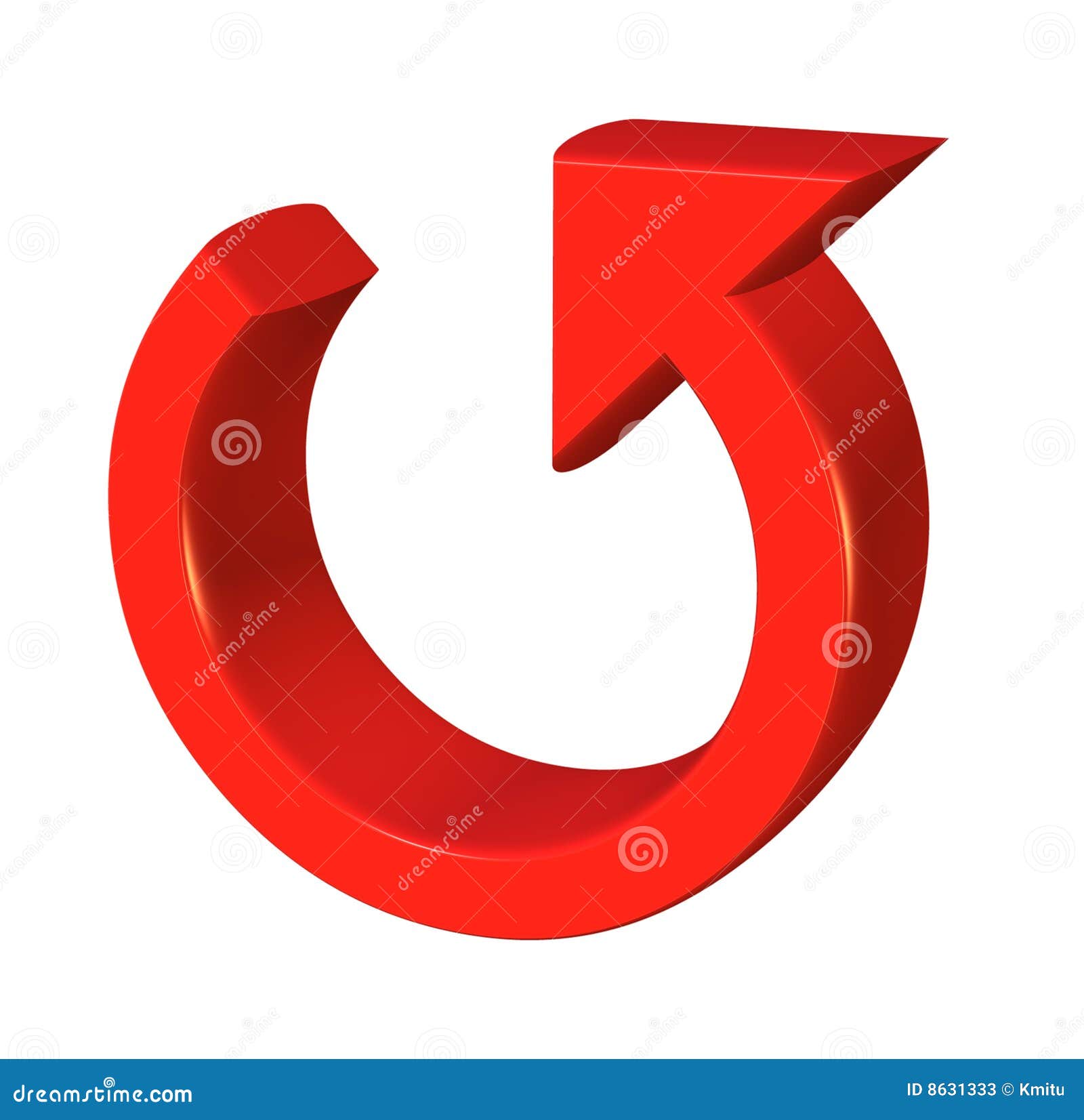 Rounded arrow stock illustration. Illustration of graphic - 8631333