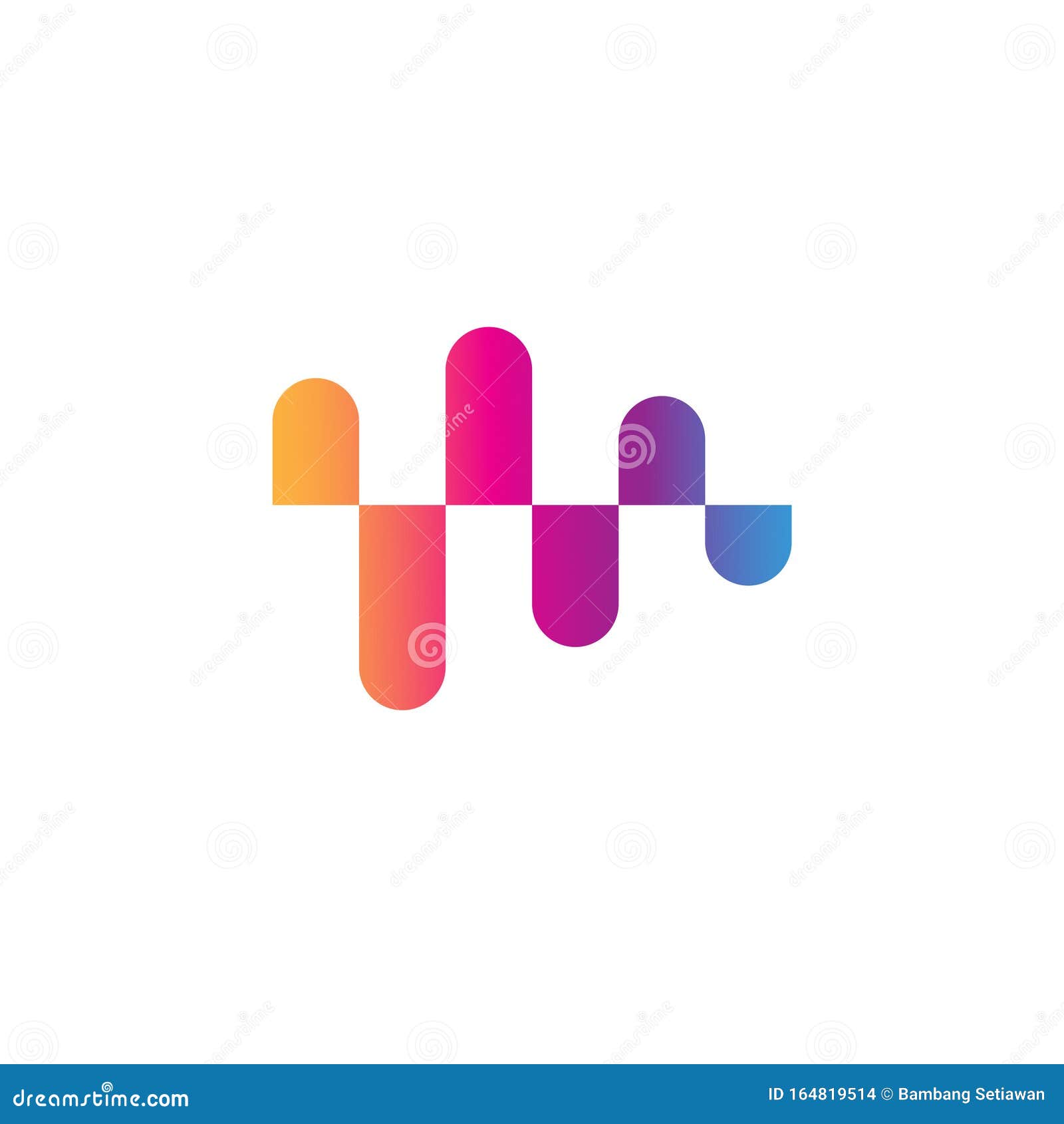 Rounded Audio Spectrum, Wave Music Stock Vector - Illustration of ...