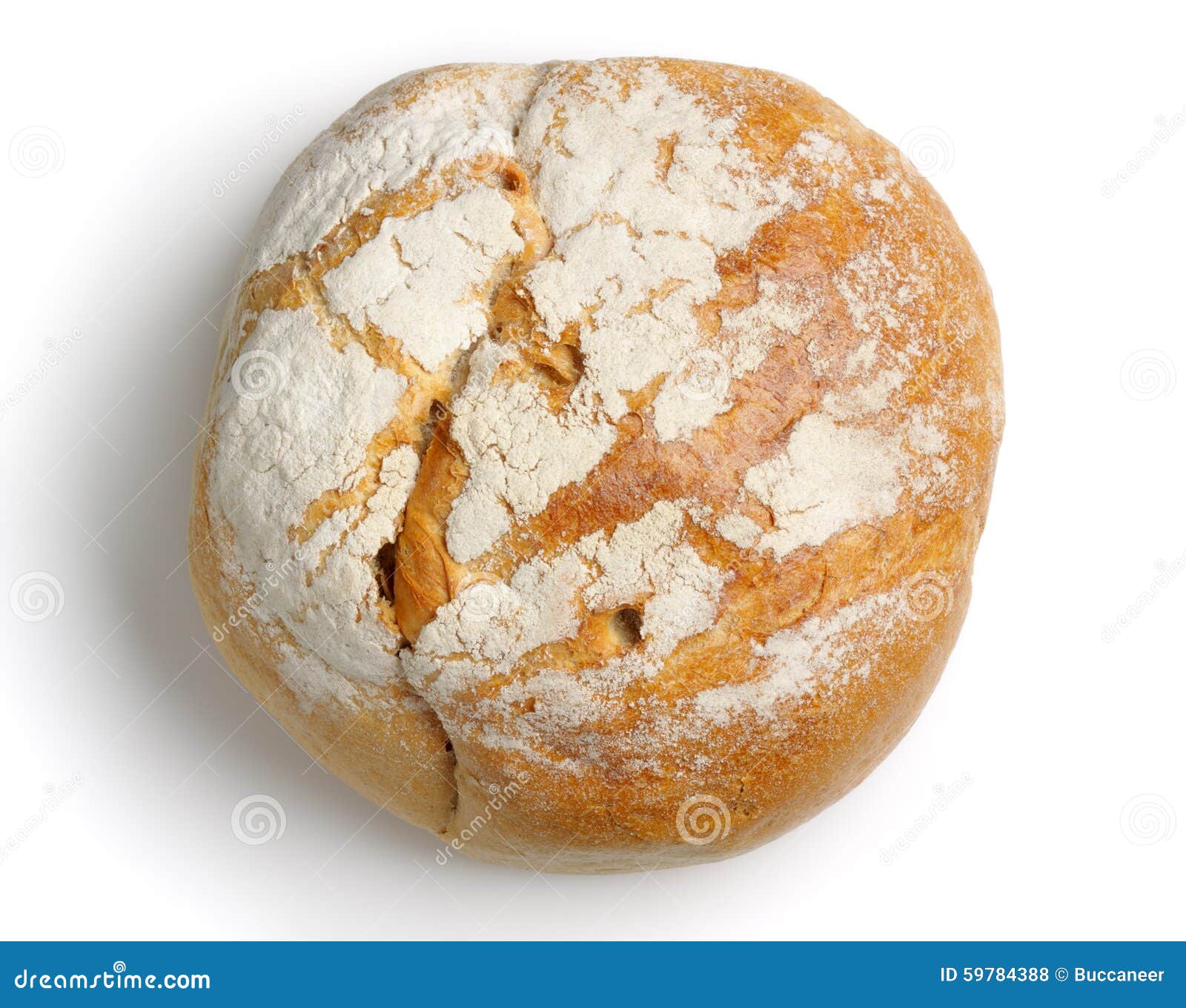 Rounded bread from above stock photo. Image of overhead - 59784388