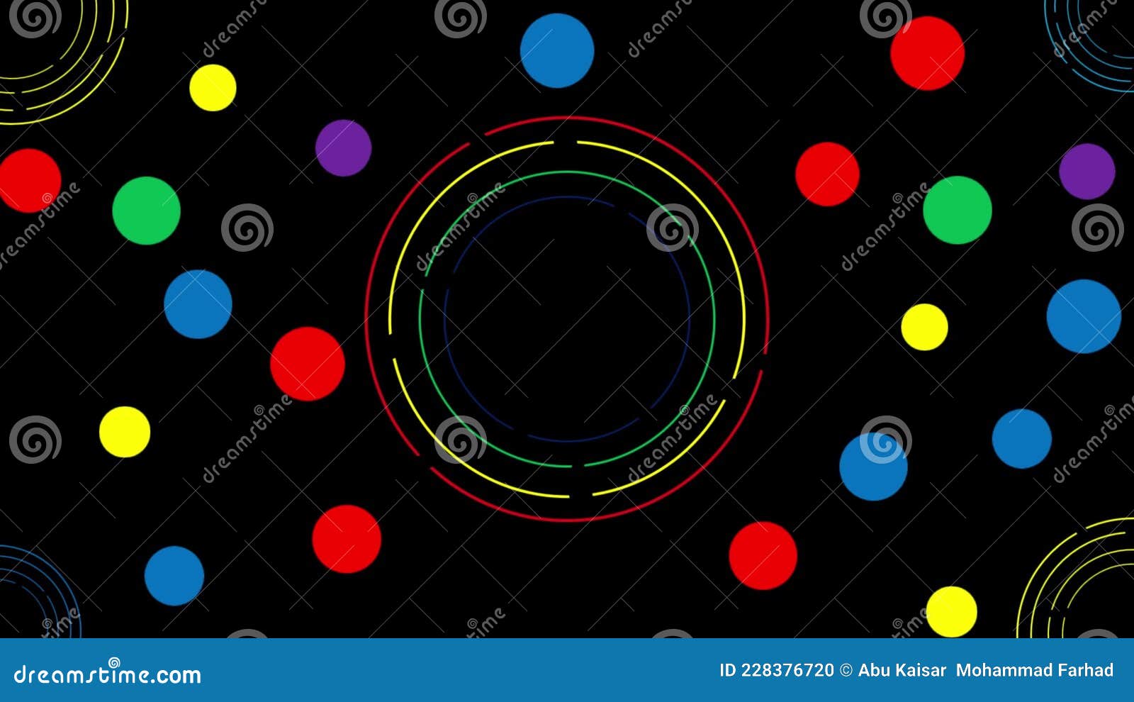 Rounded Circle Motion Graphics. Stock Footage - Video of circuit ...