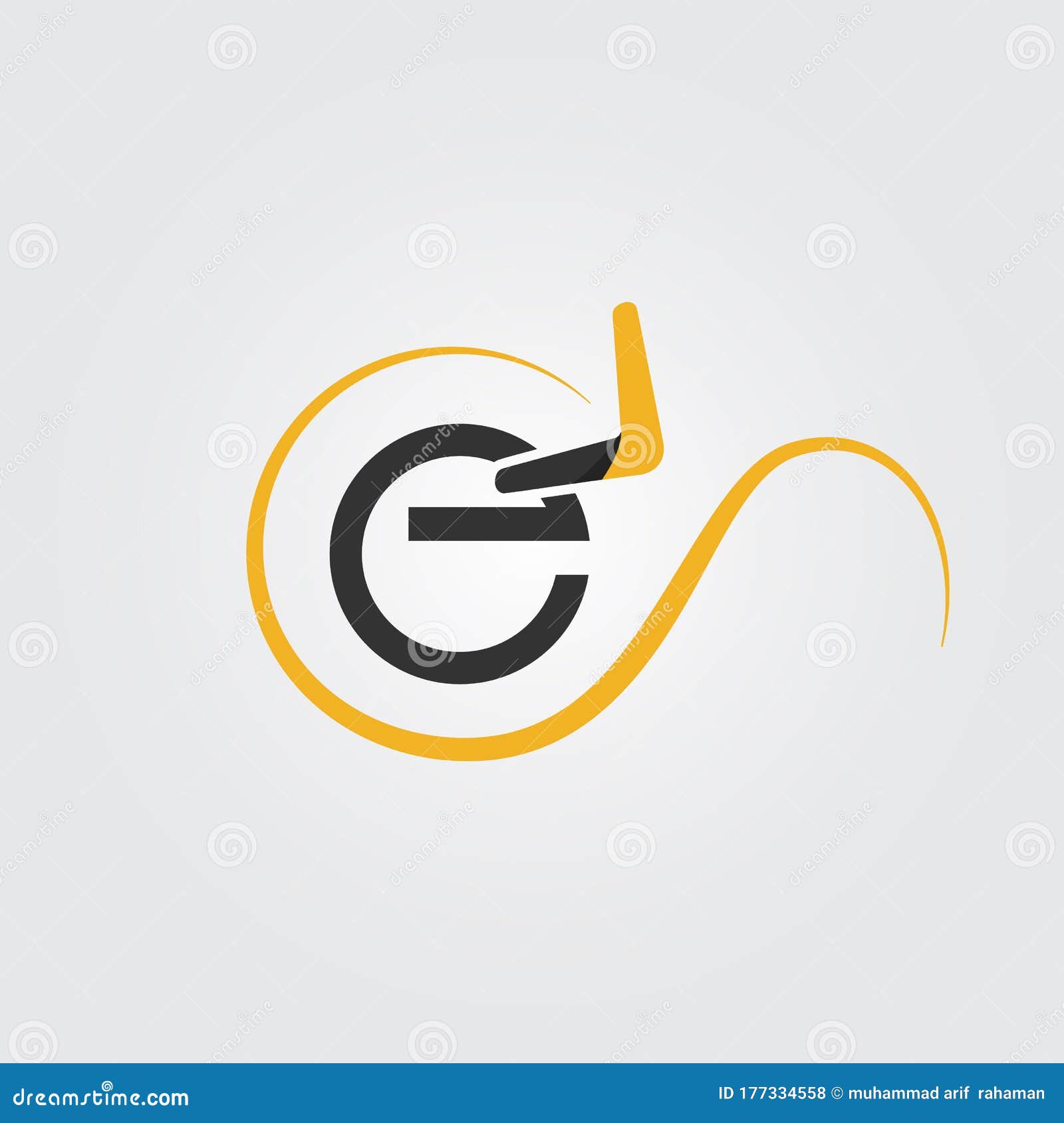 Rounded Circle Vortex Initial E Letter Logo Design Vector Illustrations ...