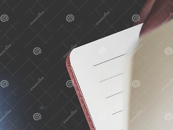 Rounded Corner Books Binding Stock Photo - Image of document, writing ...