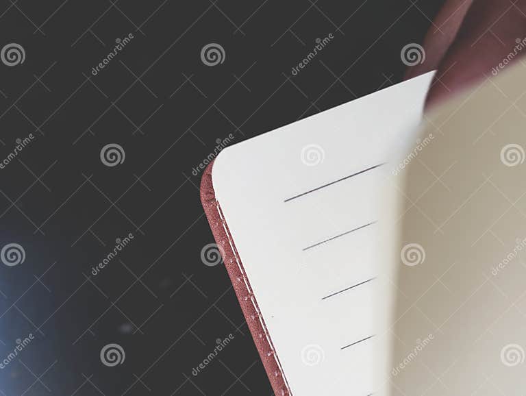 Rounded Corner Books Binding Stock Photo - Image of document, writing ...