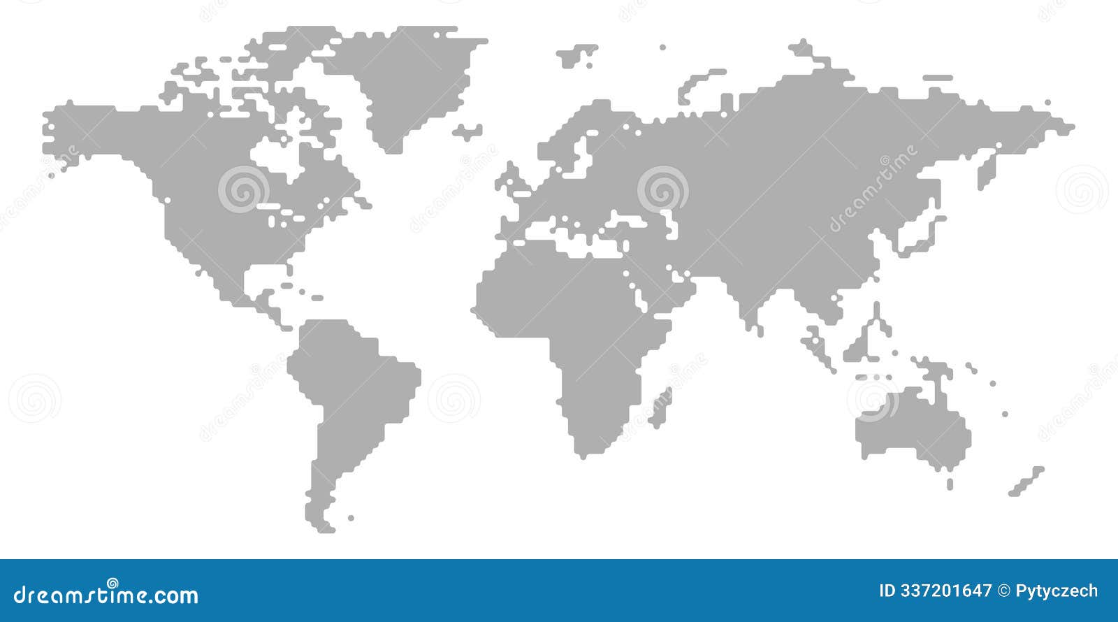 Rounded Corner World Vector Map Stock Vector - Illustration of corners ...