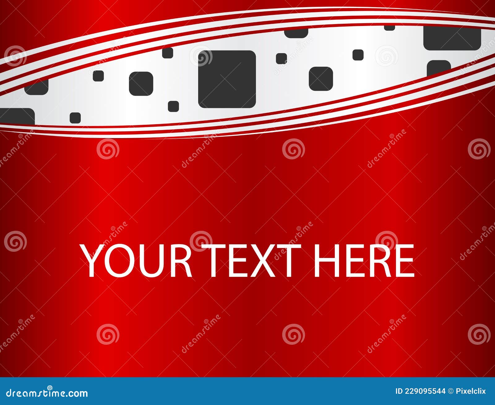 Rounded Corners Square a in Oval Red Gradient. Stock Illustration ...