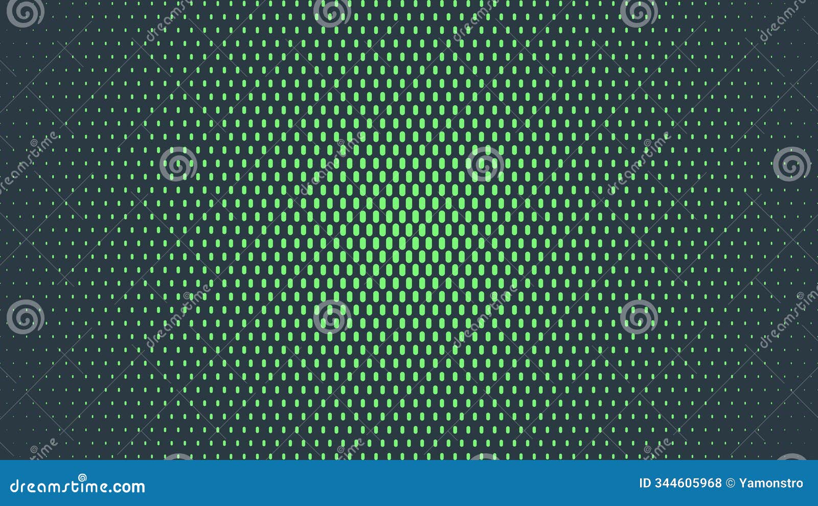 Rounded Dashes Half Tone Pattern Radial Gradient Vector Turquoise ...