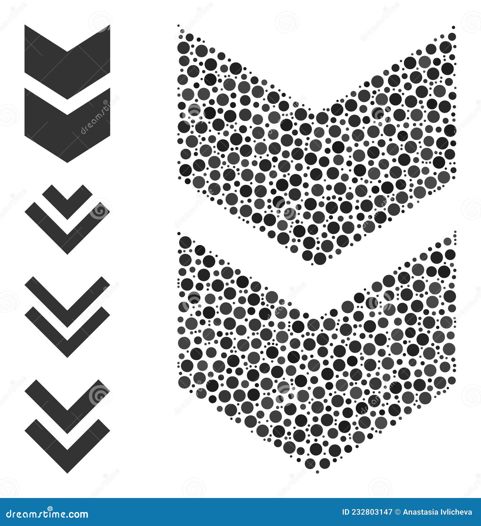 Dotted Shift Down Composition of Rounded Dots and Other Icons Stock ... Dotted Shift Down Composition of Rounded Dots and Other Icons Stock ...