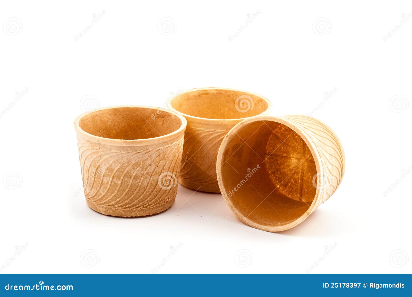 Rounded Empty Wafer Cup Royalty-Free Stock Photo | CartoonDealer.com ...