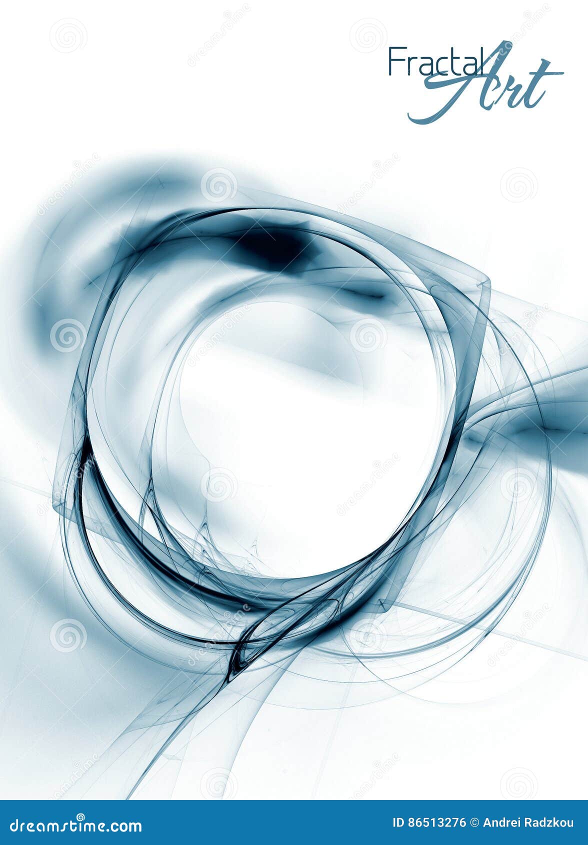 Rounded fractal on a white stock photo. Illustration of fractal - 86513276