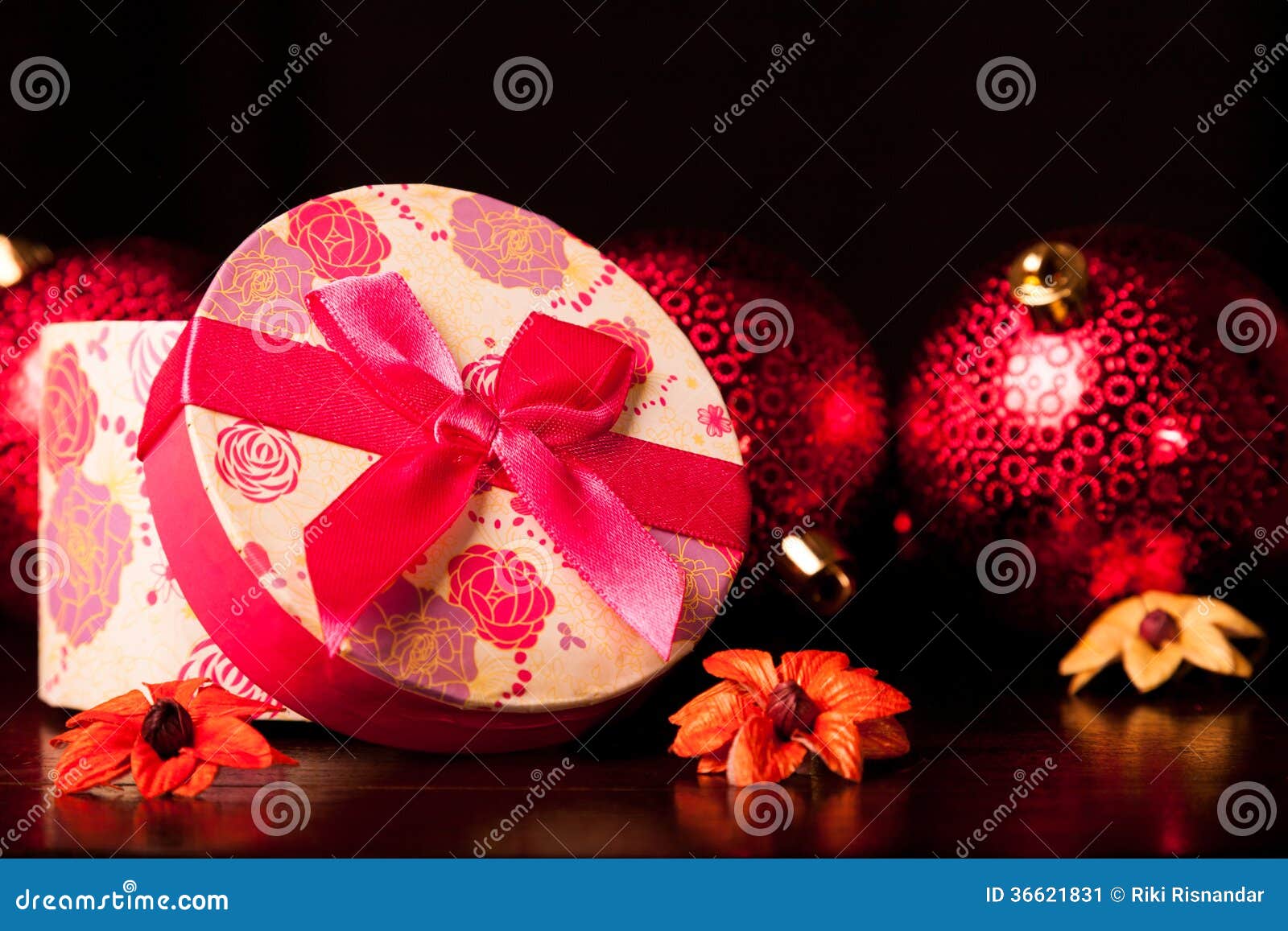 Rounded Gift Box Christmas stock image. Image of small - 36621831