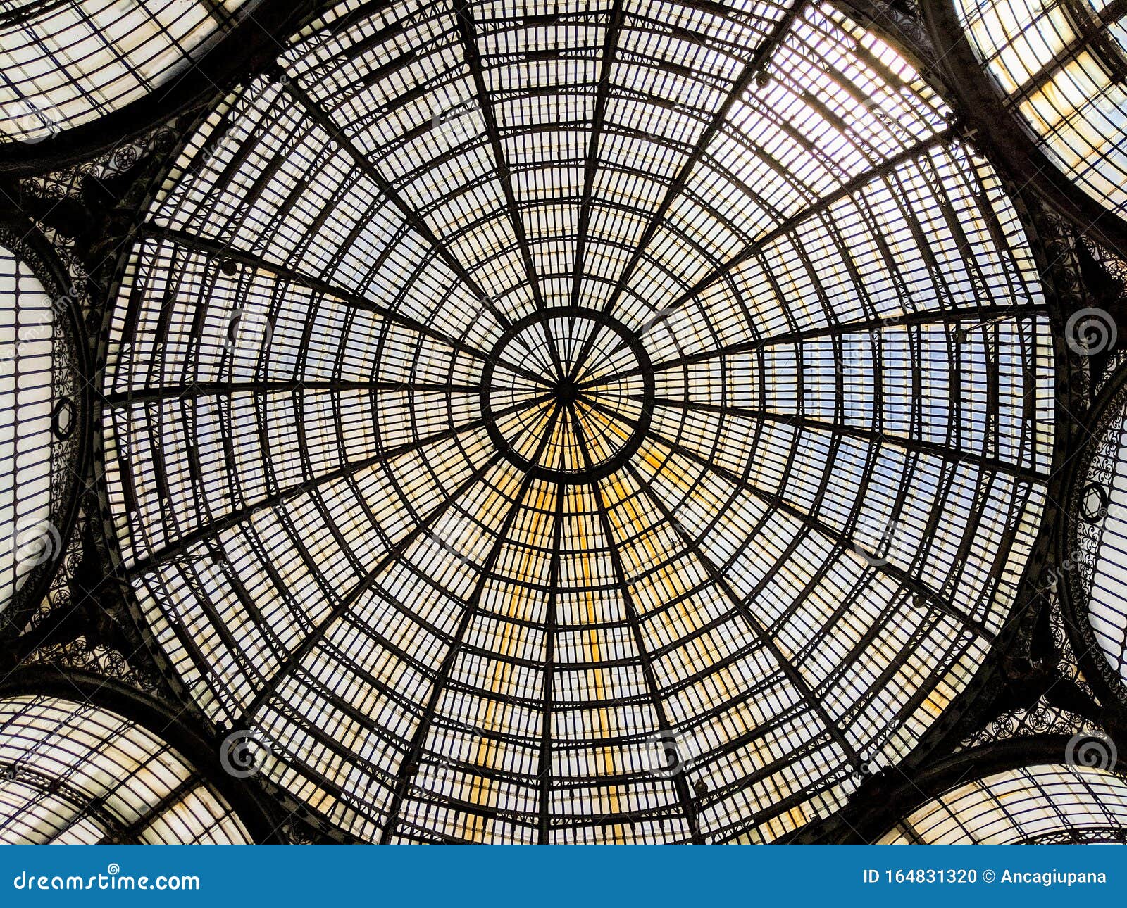 Rounded Glass Roof stock photo. Image of glass, round - 164831320