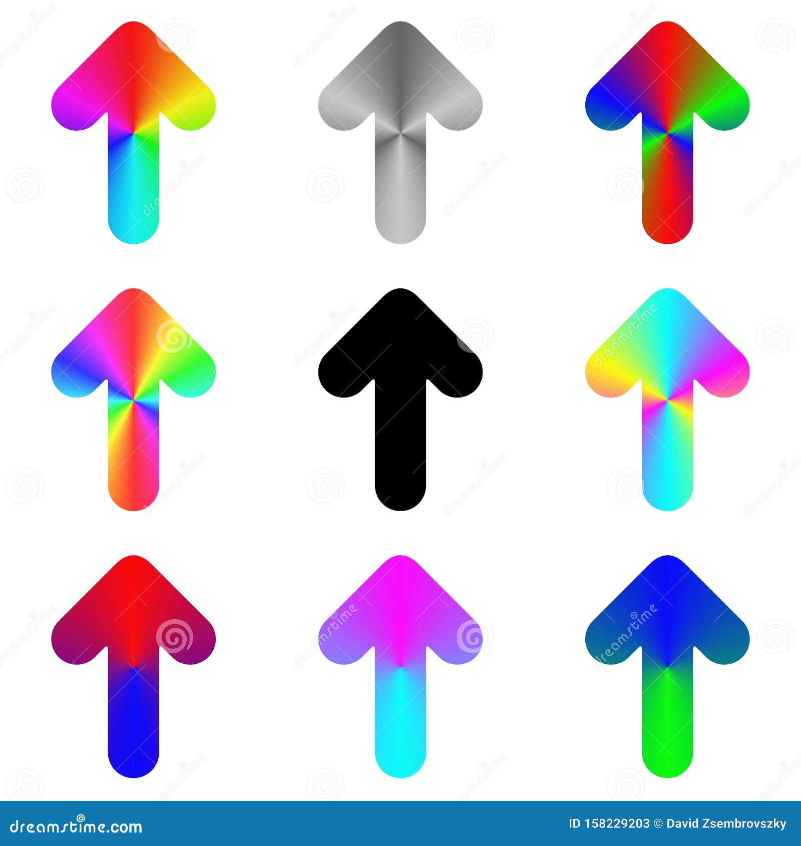 Rounded Rainbow Background Cartoon Vector | CartoonDealer.com #277908423