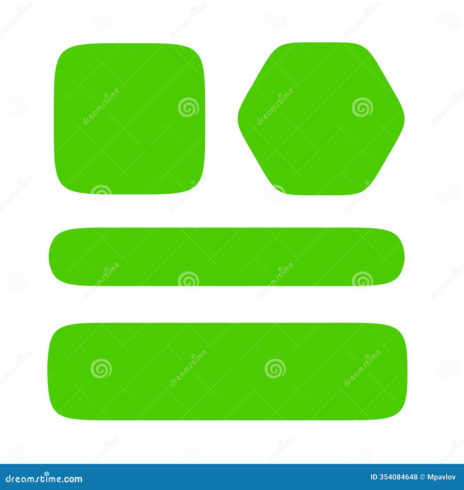 App Icon Superellipse, Glossy Vector Background. 3D Squircle Button ...