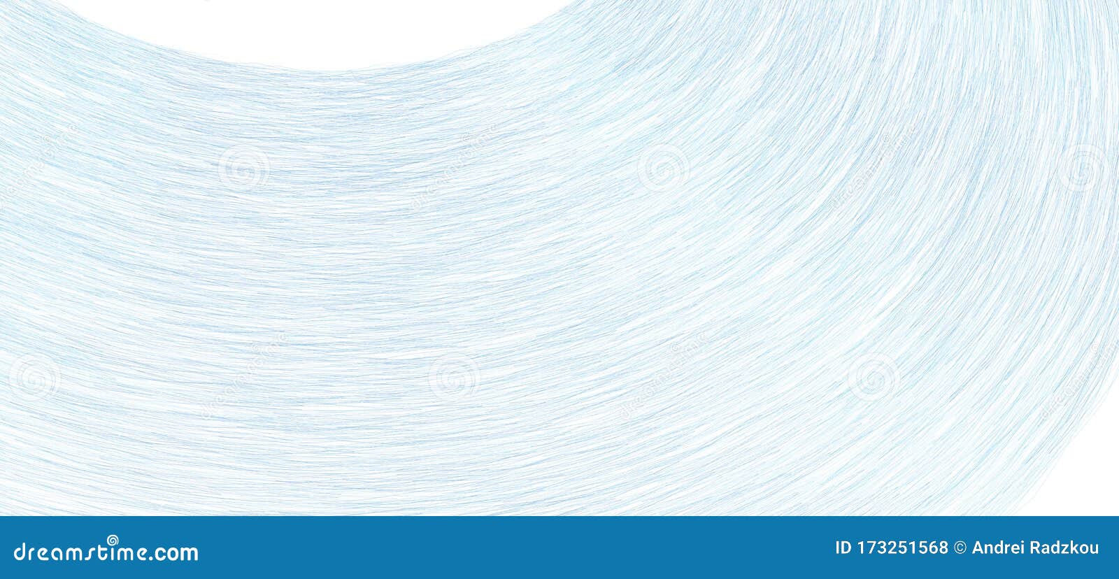 Rounded Hatching in Light Blue Over a White Background Stock Vector ...