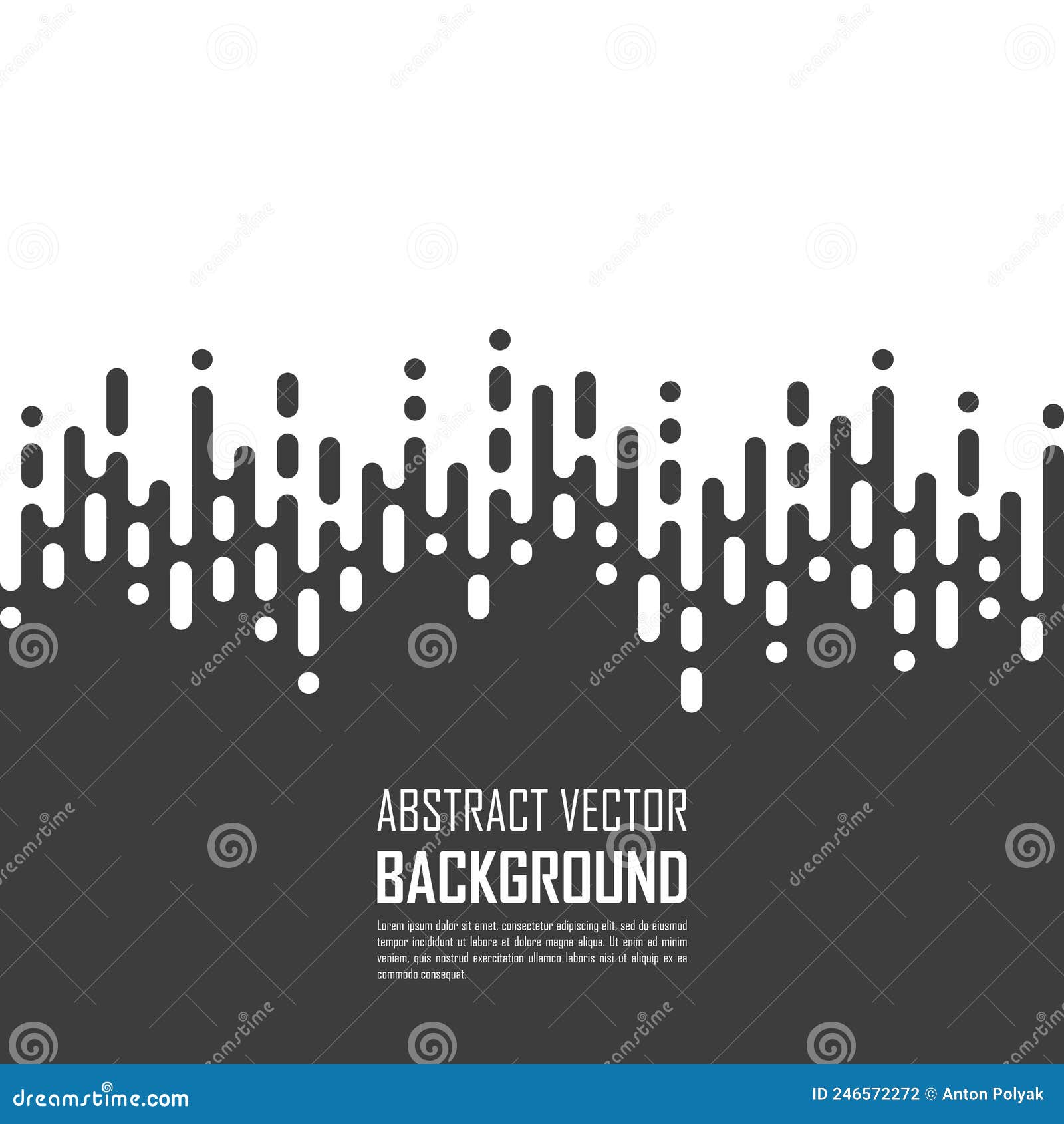 Rounded lines background. stock vector. Illustration of decor - 246572272