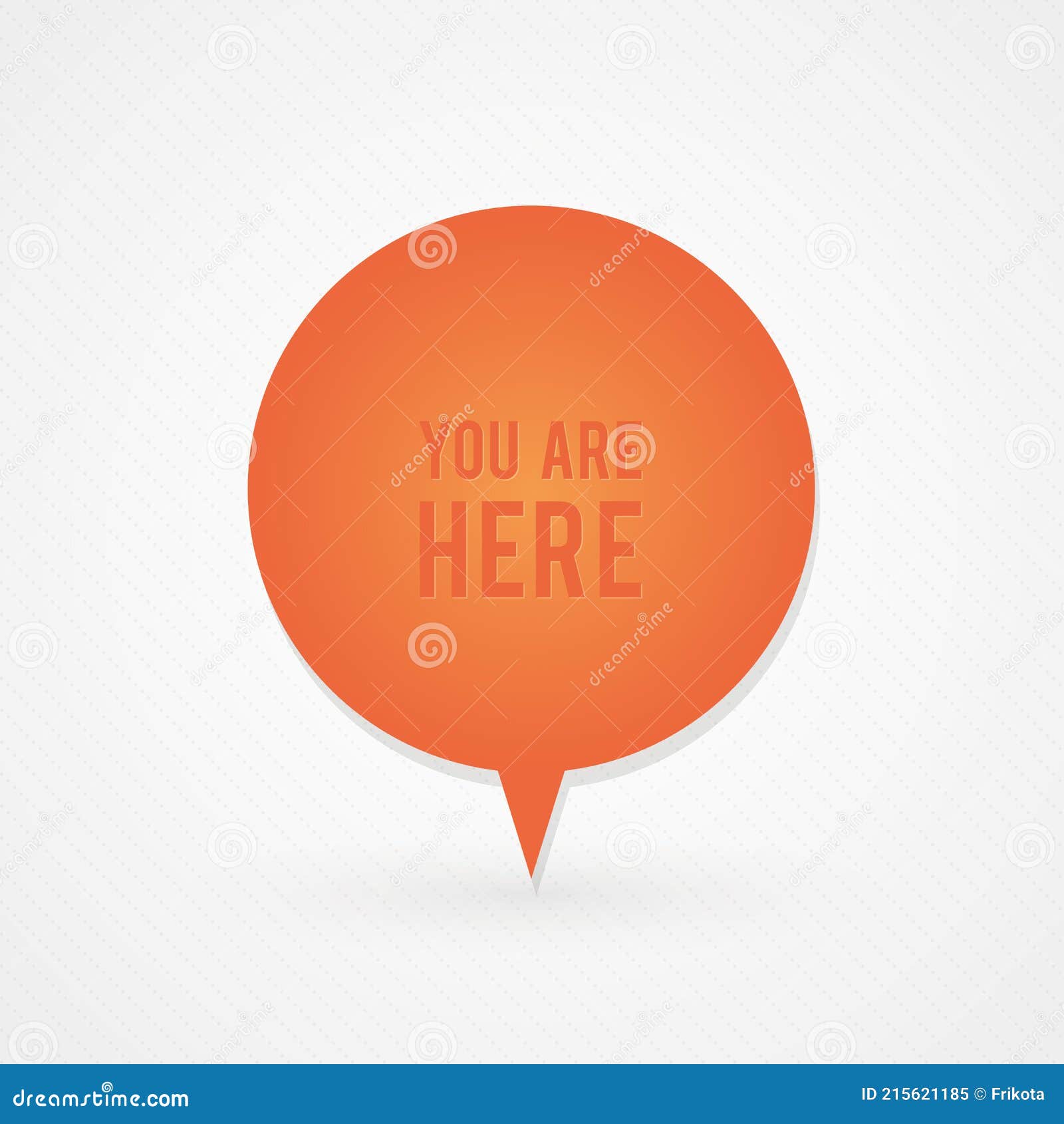 Rounded Marker. You are Here Pointer. Vector Illustration, Flat Design ... Rounded Marker. You are Here Pointer. Vector Illustration, Flat Design ...