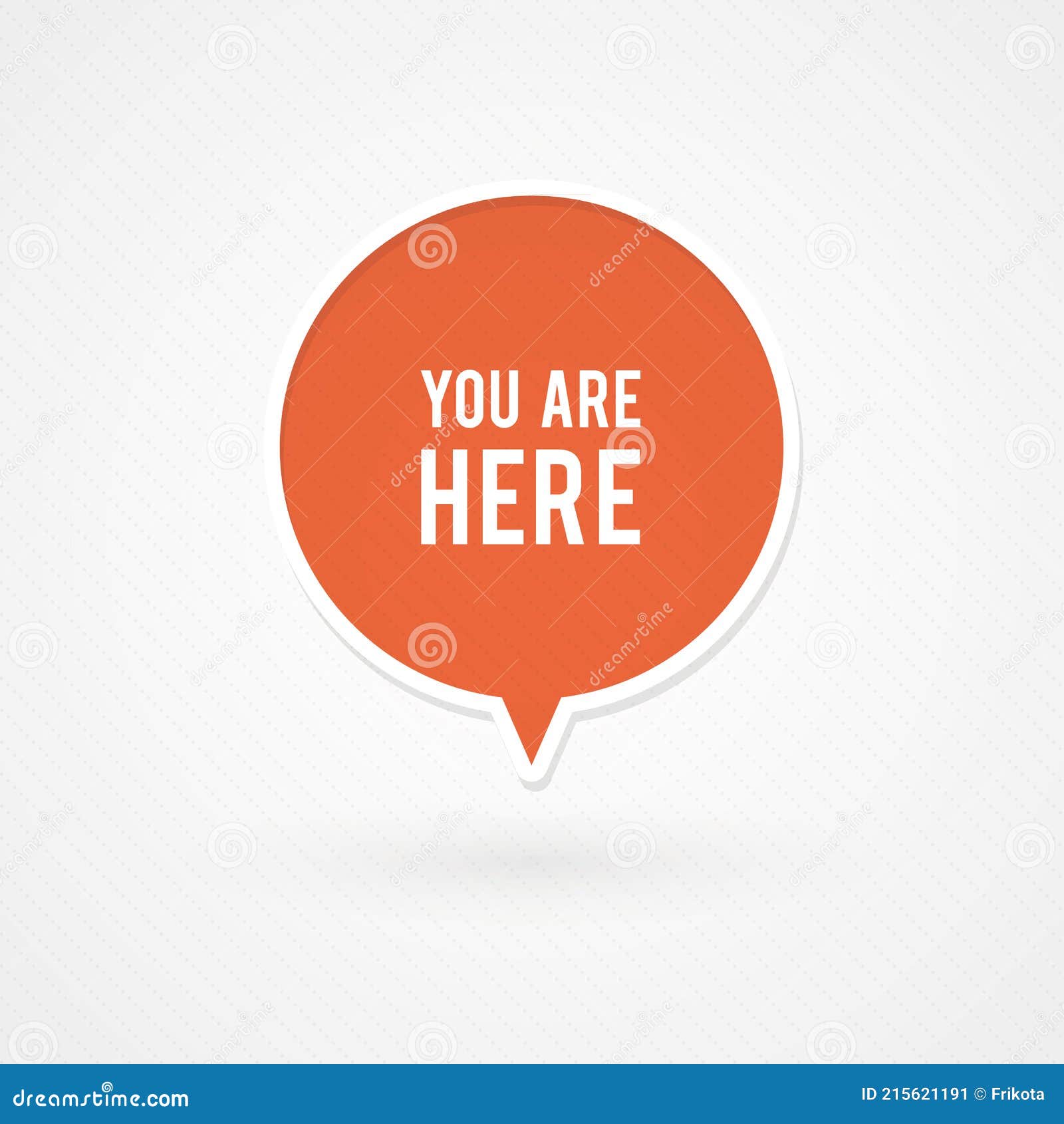 You Are Here Map Pointer - Vector Illustration - Isolated On White ...