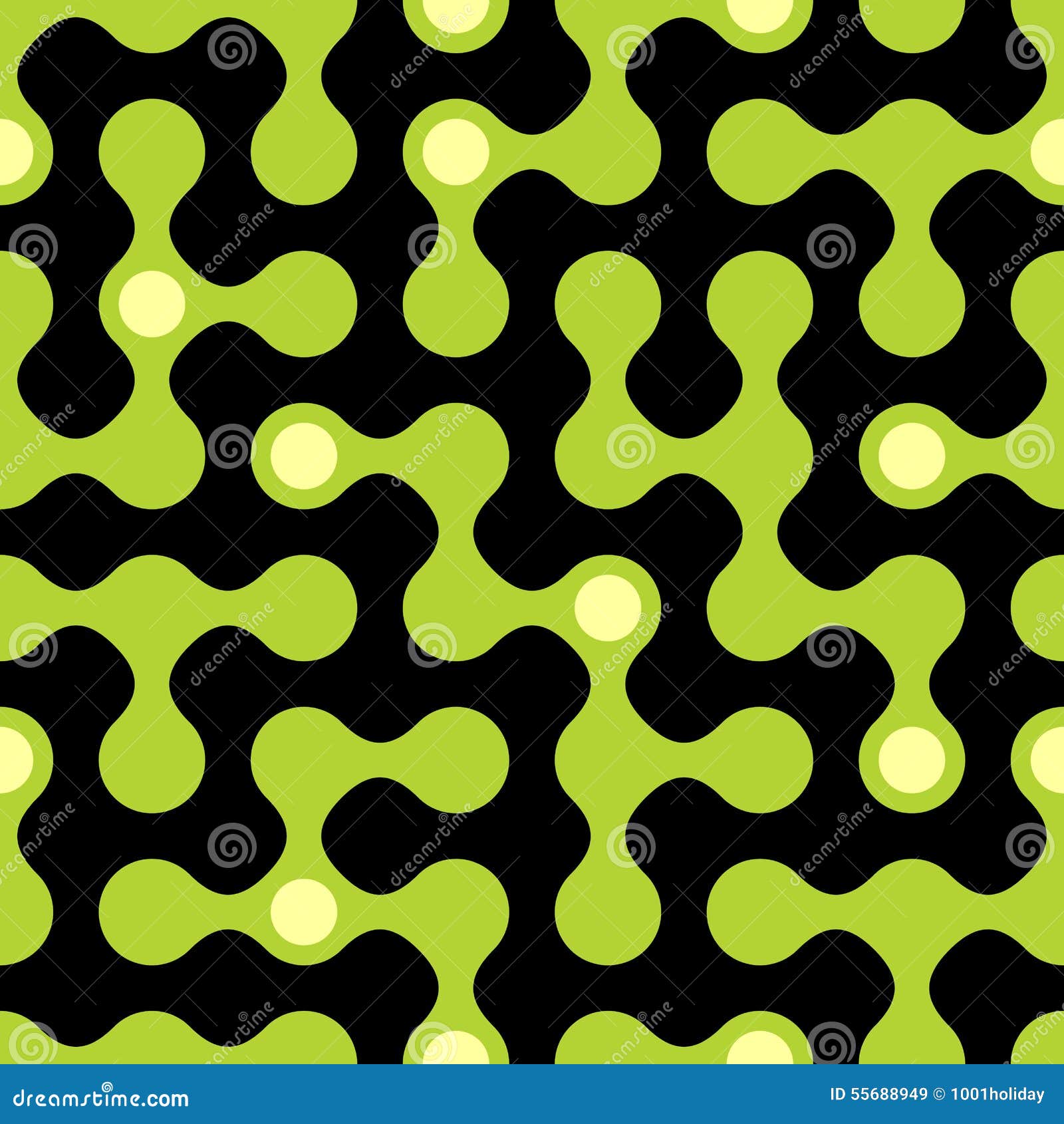 Rounded Maze Seamless Pattern Vector Illustration | CartoonDealer.com ...