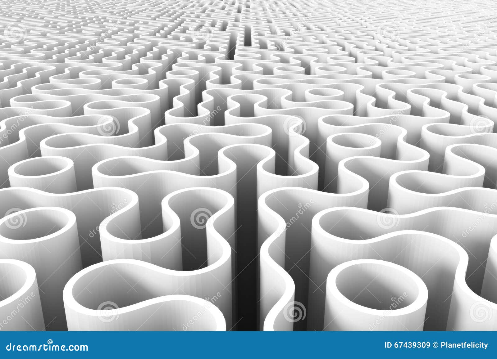 Rounded maze structure 078 stock illustration. Illustration of solution ...