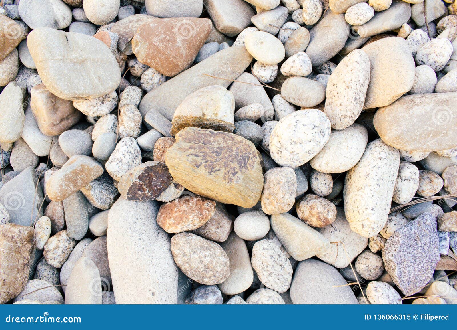 Rounded Multi Color Rocks Texture Stock Image - Image of granite, cold ...