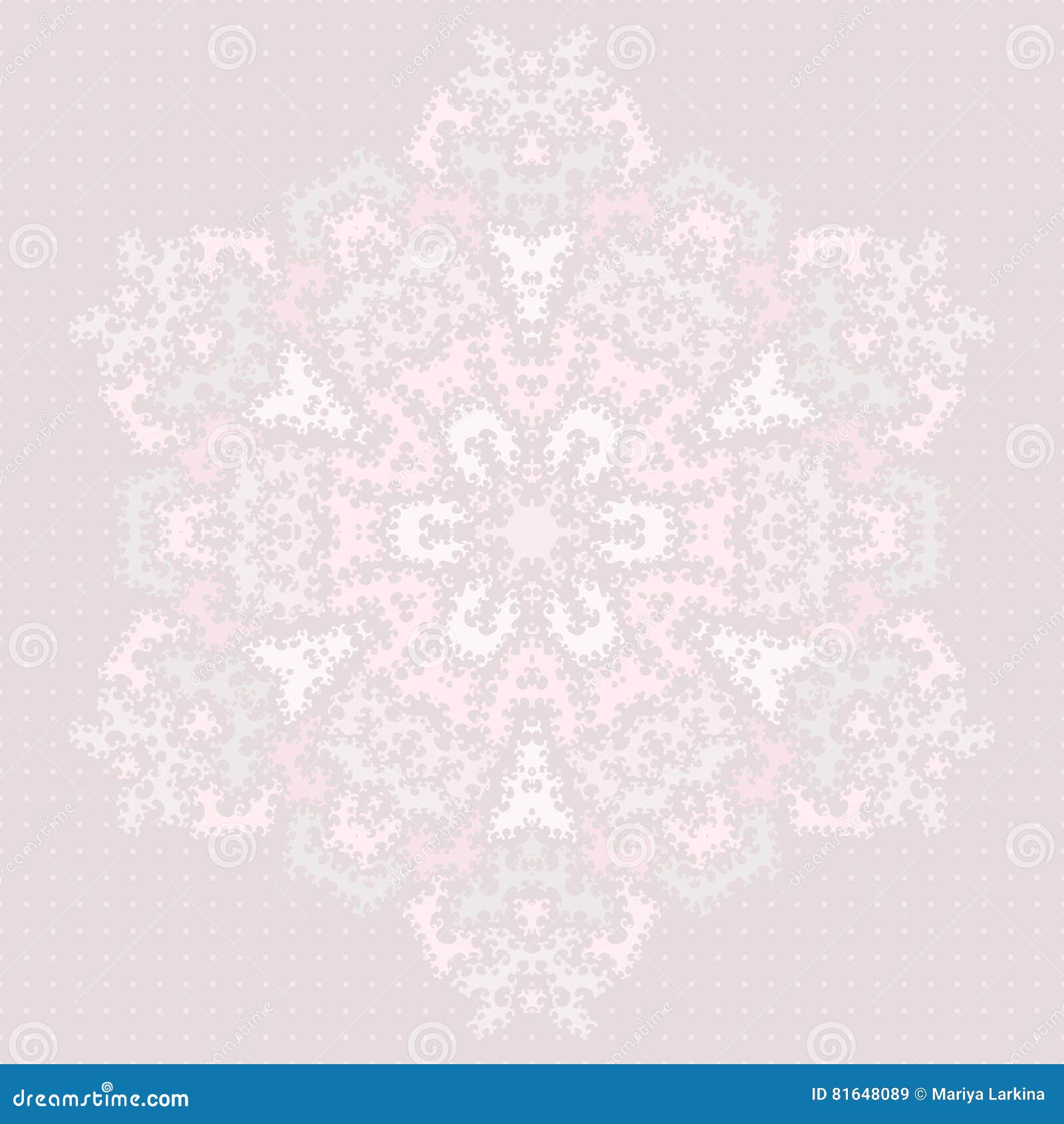 Rounded pale pattern. stock vector. Illustration of fabric - 81648089