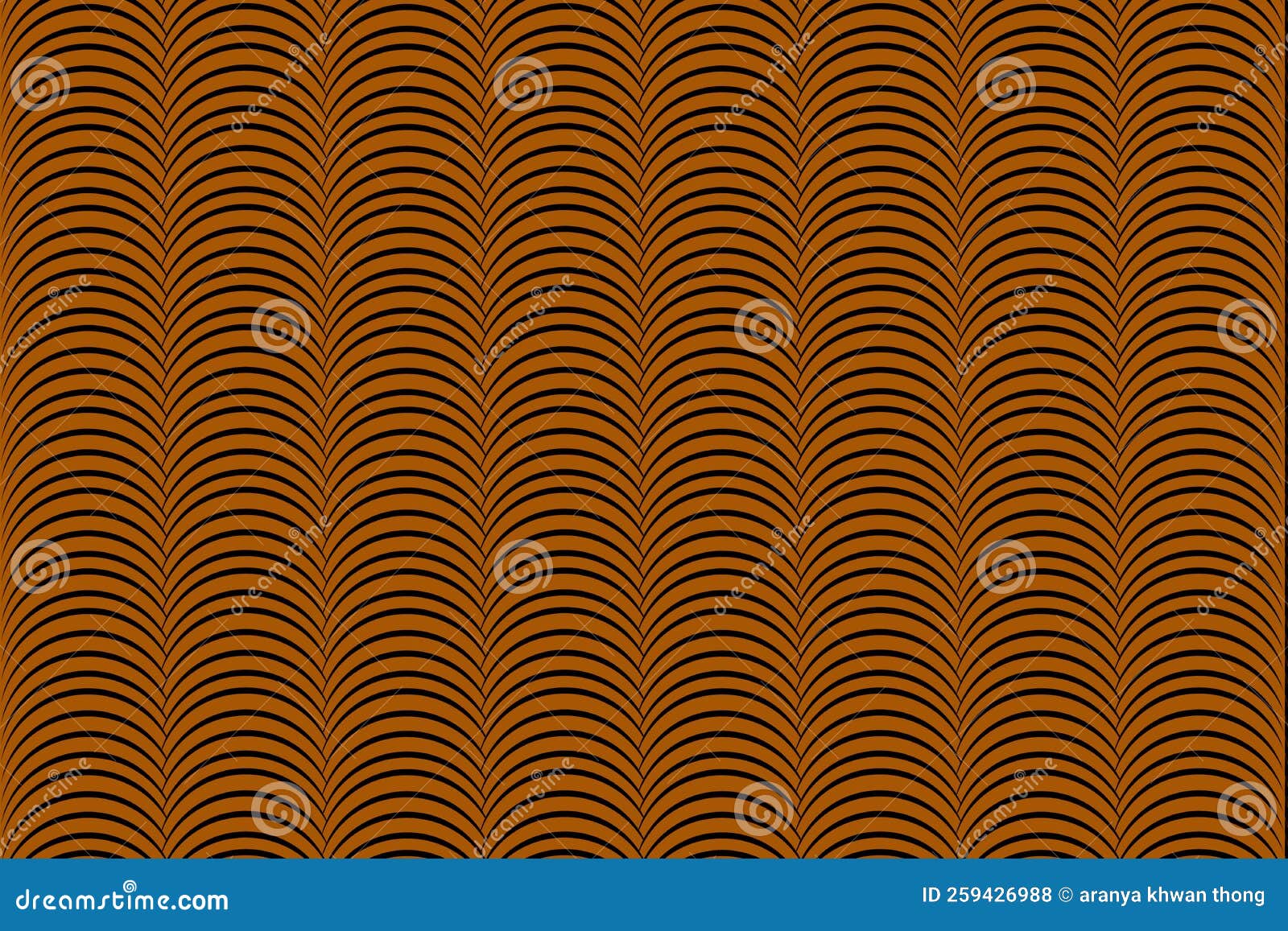 Rounded Patterns Like Golden Roof Tiles for the Background Stock ...