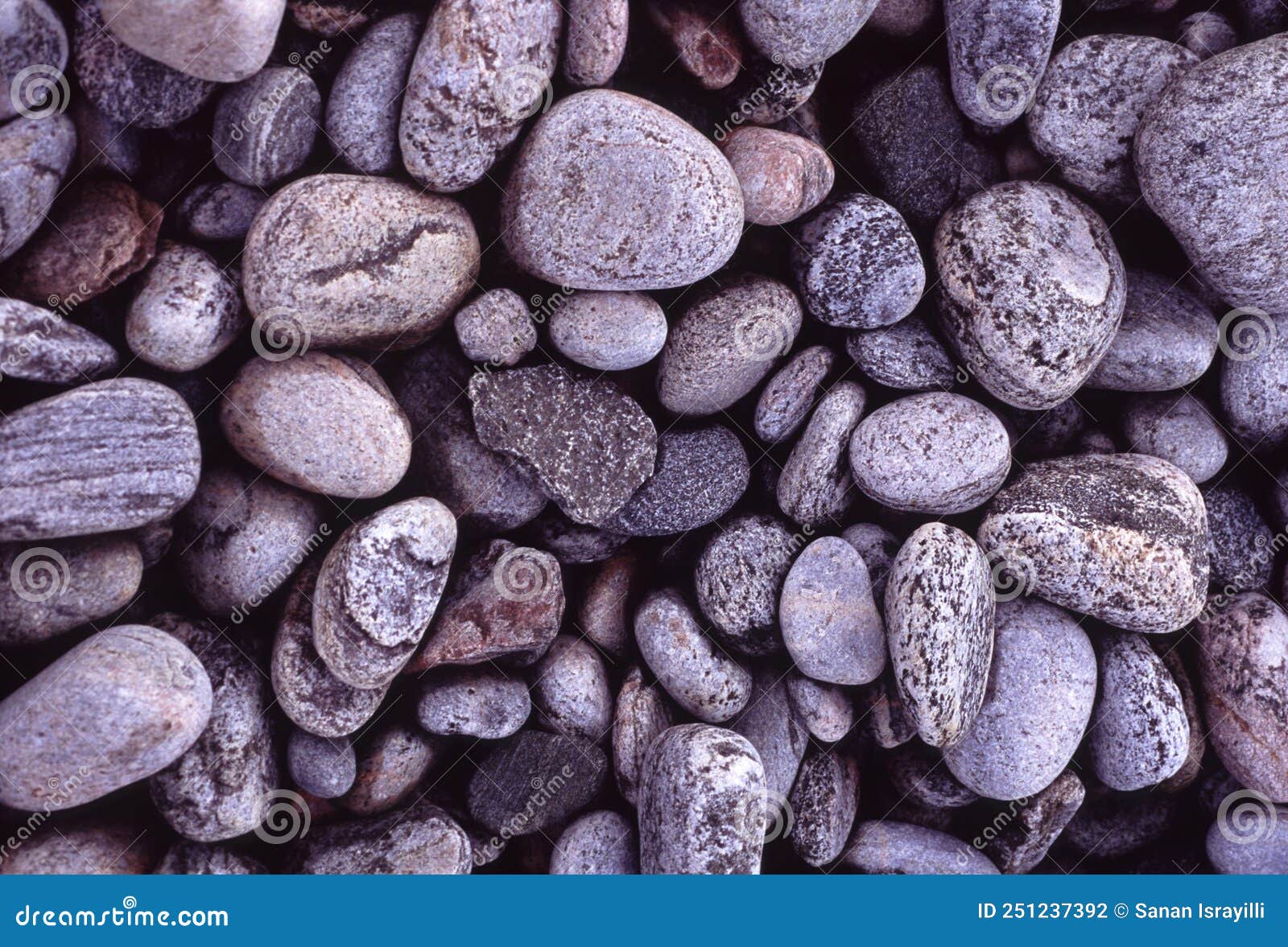 Rounded Pebbles Background Texture and Pattern Stock Photo - Image of ...