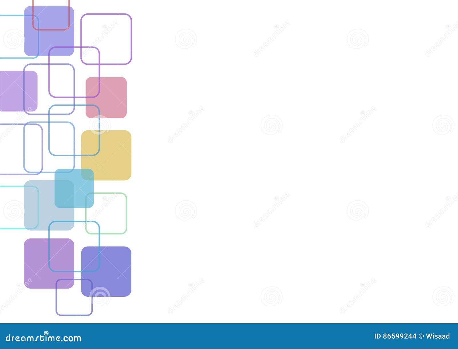 Rounded rectangle abstract stock vector. Illustration of overlay - 86599244