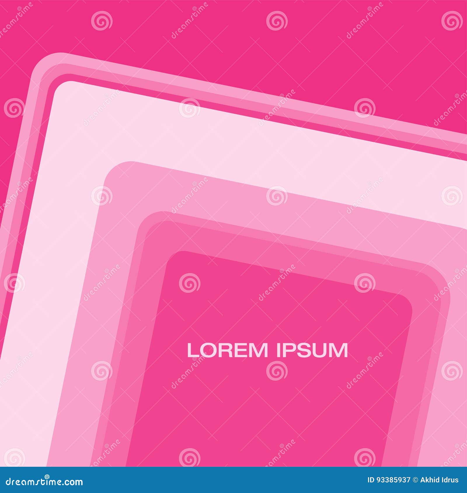 Rounded Rectangle Pink Background Stock Illustration - Illustration of ...