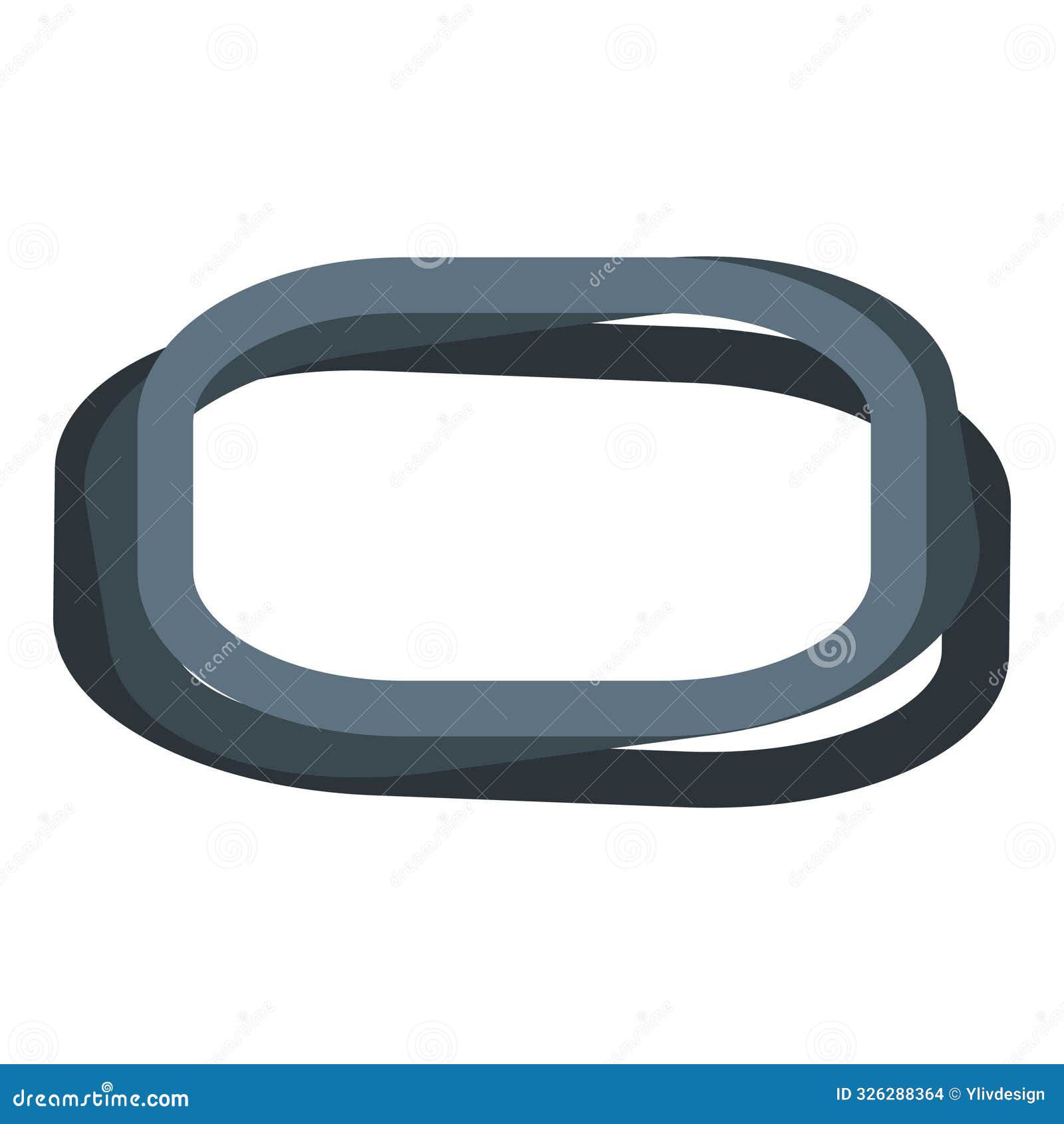 Rounded Rectangle Shape Repeating Creating Pattern Frame Stock Vector Illustration Of Simple