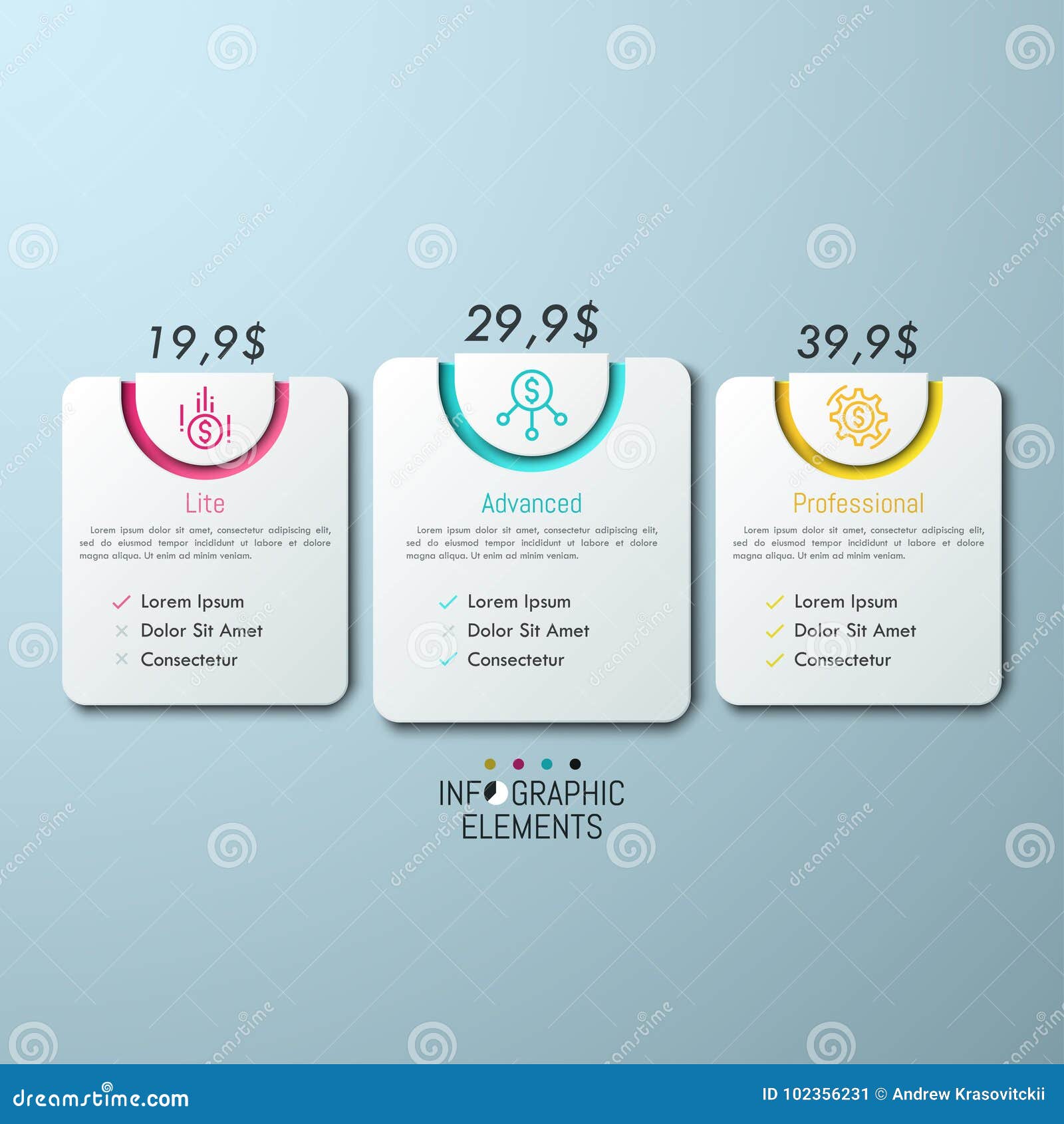 Pricing Or Subscription Plans. Price List. Mobile App Screens, Vector ...