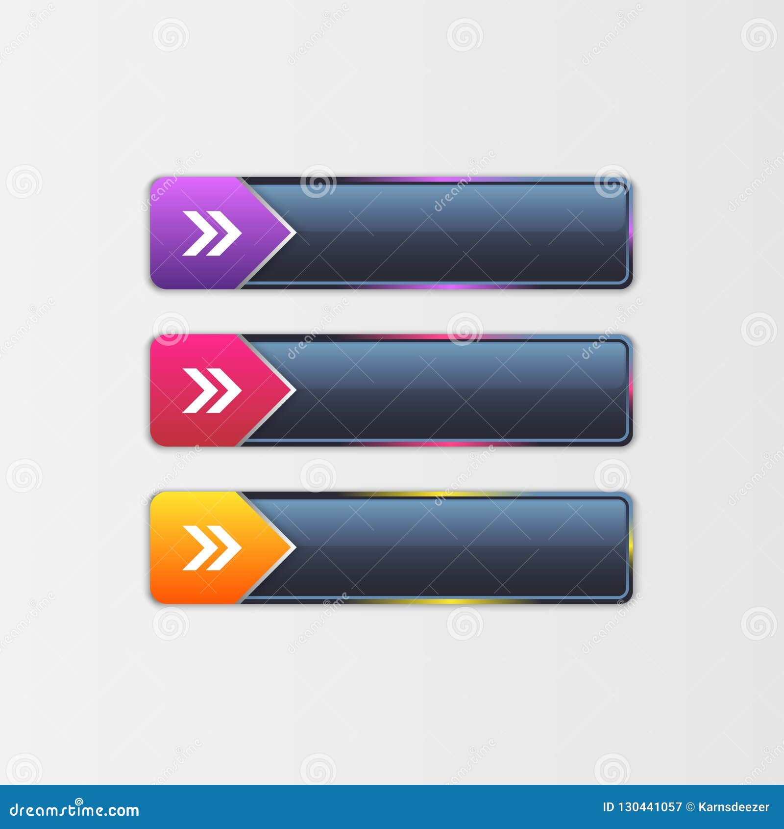 3 Rounded Rectangular Buttons for Decoration Website. Stock Vector ... 3 Rounded Rectangular Buttons for Decoration Website. Stock Vector ...