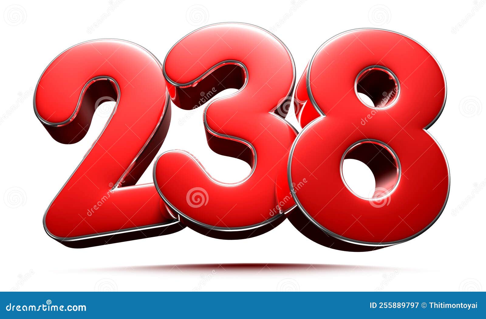 Number 238. stock illustration. Illustration of market - 255889797