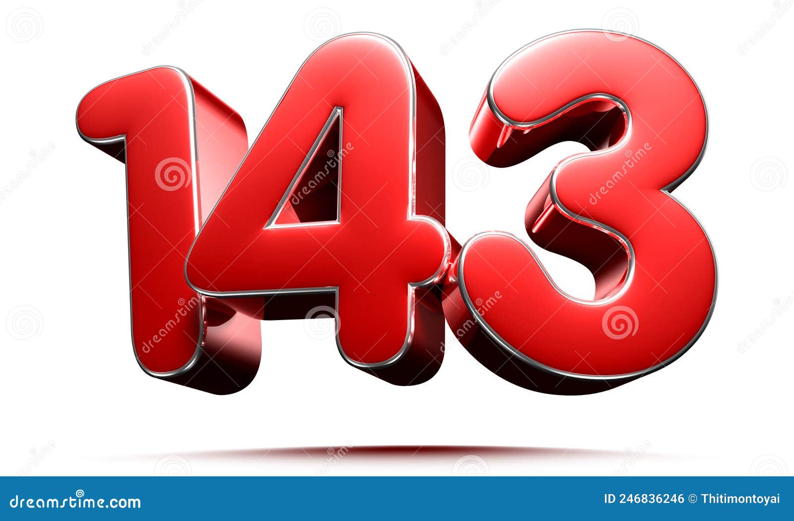 Number 143. stock illustration. Illustration of clipping - 246836246