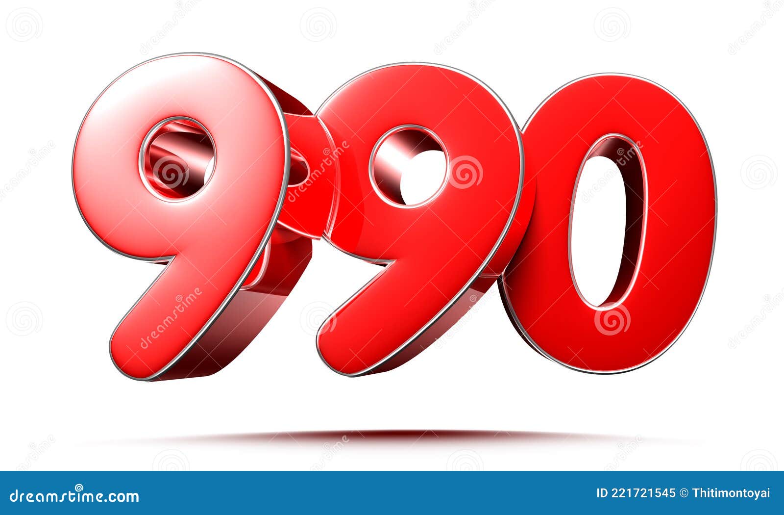 Rounded red numbers 990. stock illustration. Illustration of financial ...