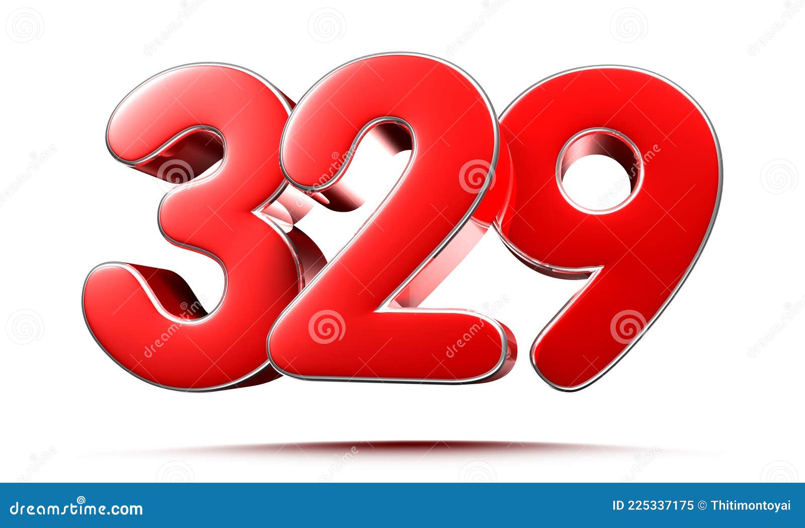 Rounded red numbers 329. stock illustration. Illustration of cumulative ...