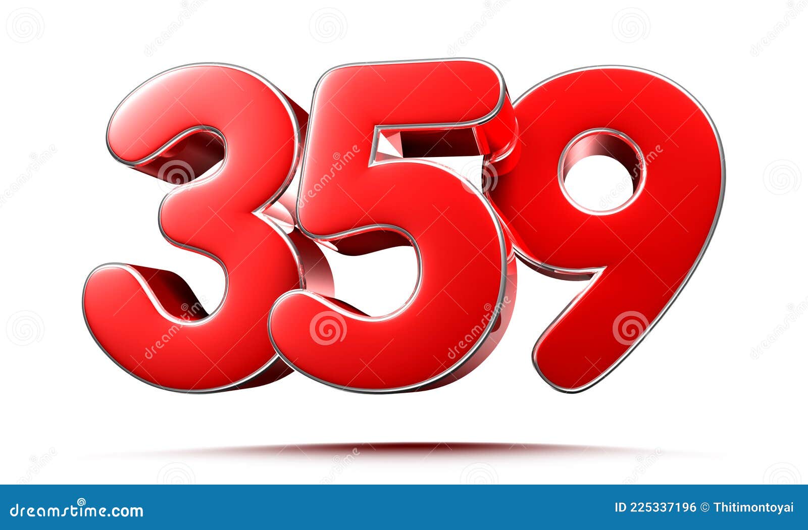 Rounded red numbers 359. stock illustration. Illustration of cumulative ...