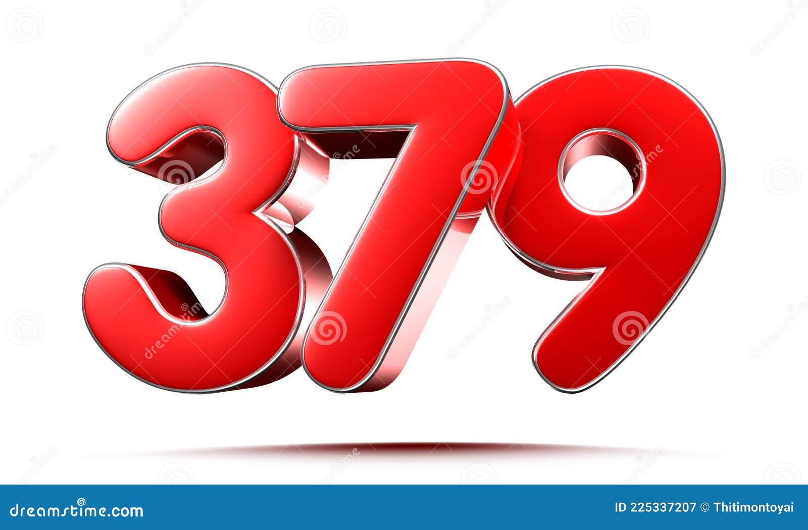 Rounded red numbers 379. stock illustration. Illustration of income ...