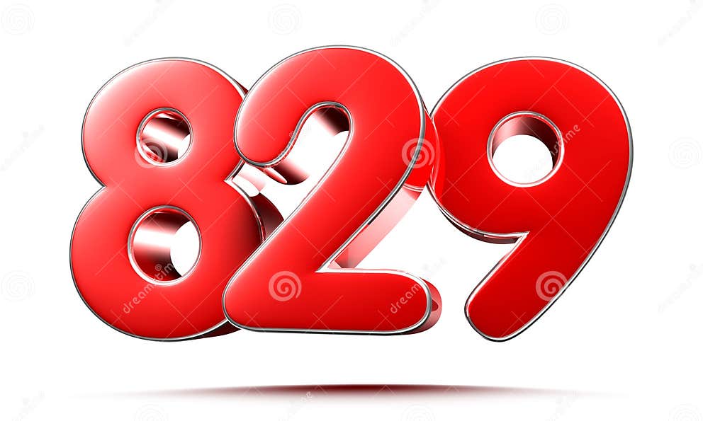 Numbers 829. stock illustration. Illustration of number - 227441010