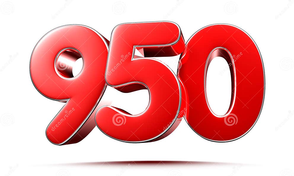 Numbers 950. stock illustration. Illustration of charges - 228601968