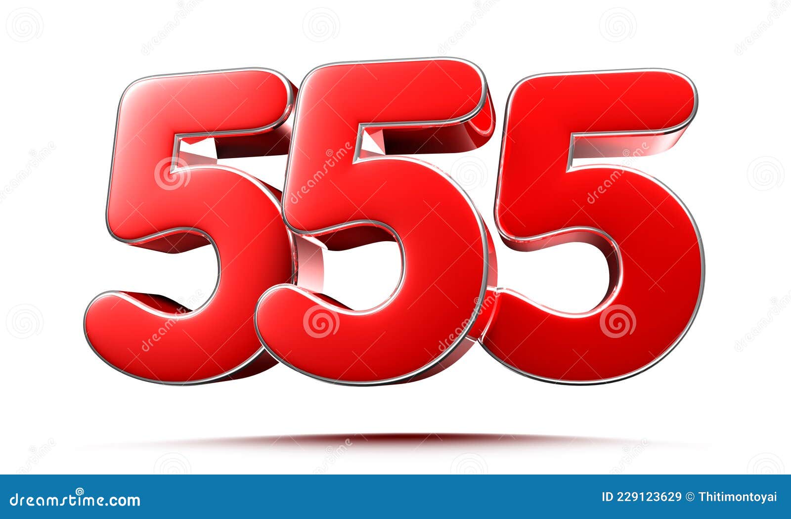 Numbers 555. stock illustration. Illustration of lettering - 229123629