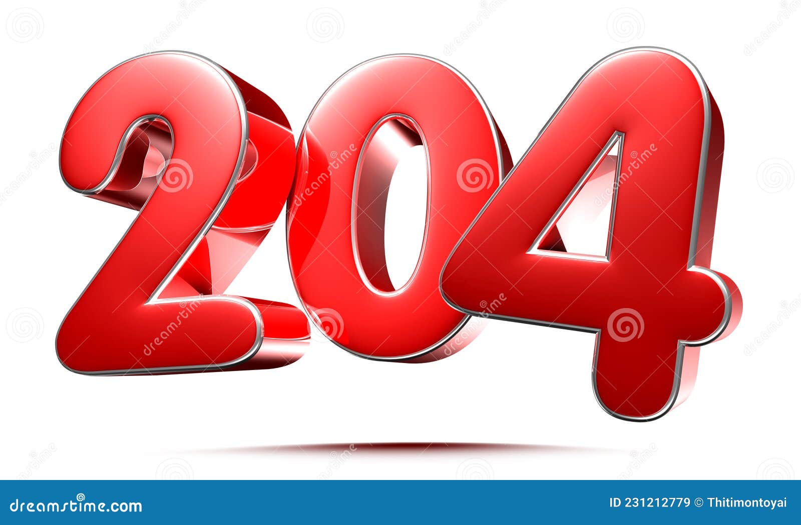 Numbers 204. stock illustration. Illustration of cost - 231212779