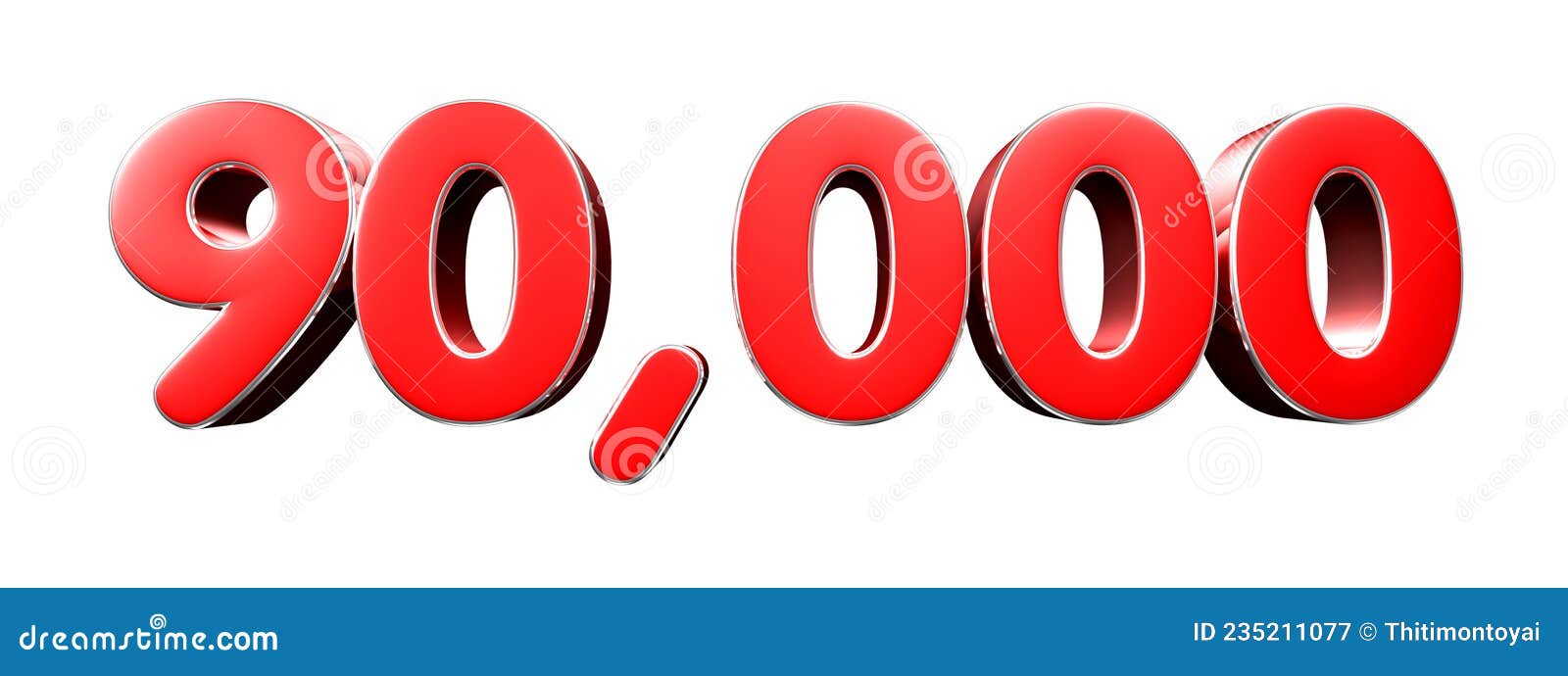 Number 90000. stock illustration. Illustration of discount - 235211077