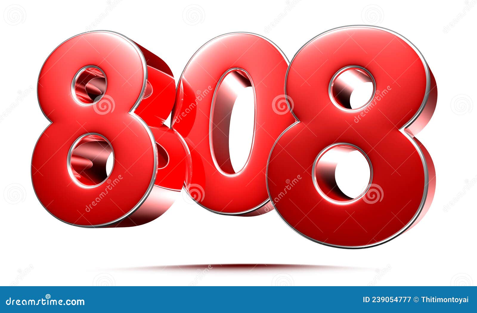 Number 808. stock illustration. Illustration of charges - 239054777