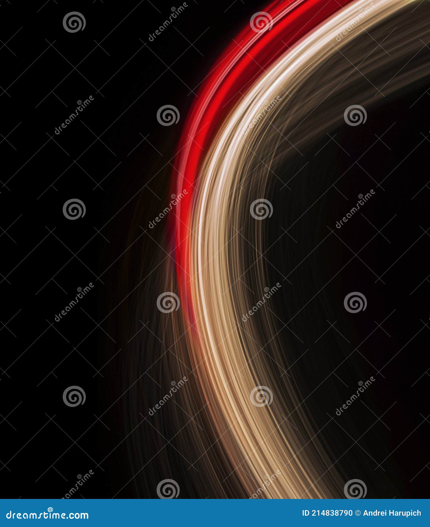 Rounded Red and White Light Lines Stock Photo - Image of cool, graphic ...