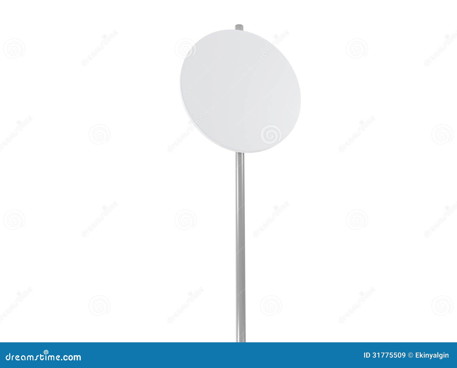 Rounded Road Sign stock illustration. Illustration of border - 31775509