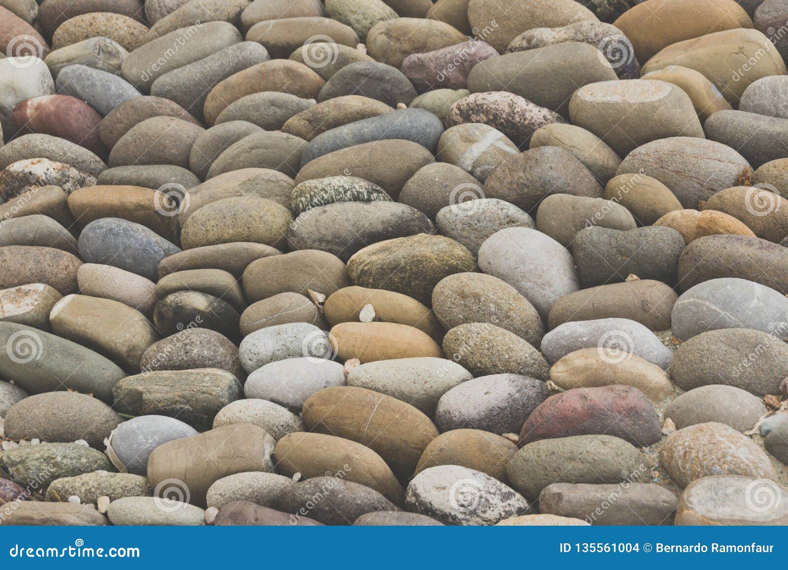 Rounded Rocks Floor Background Stock Photo - Image of grunge ...